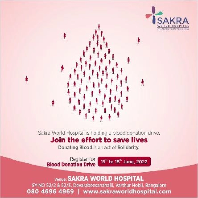 Sakra World Hospital organizes 5-day Blood Donation Drive on World ...